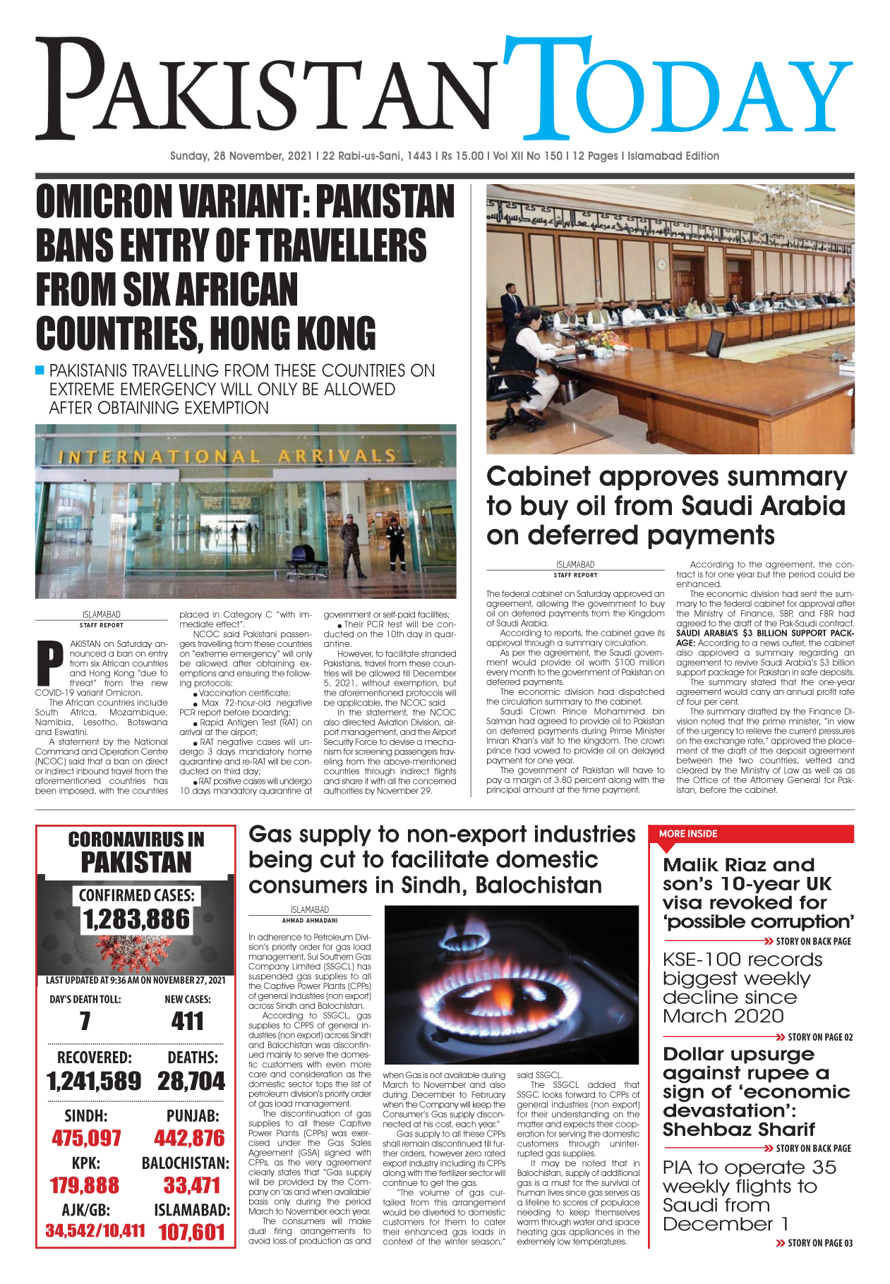 Epaper – November 28 ISB 2021 | Pakistan Today