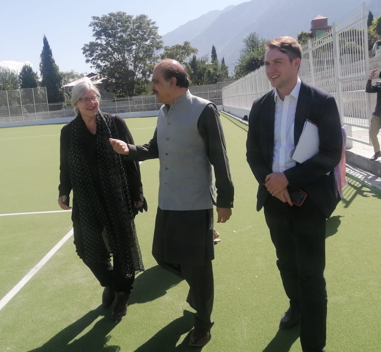 GB chief secretary, top Canada diplomat visit girls’ hockey match ...