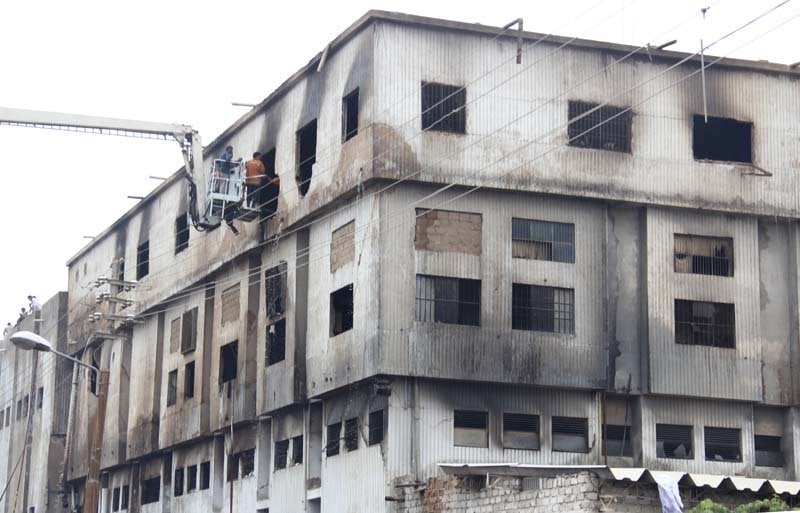 Baldia factory fire affectees protest ILO's undemocratic attitude ...