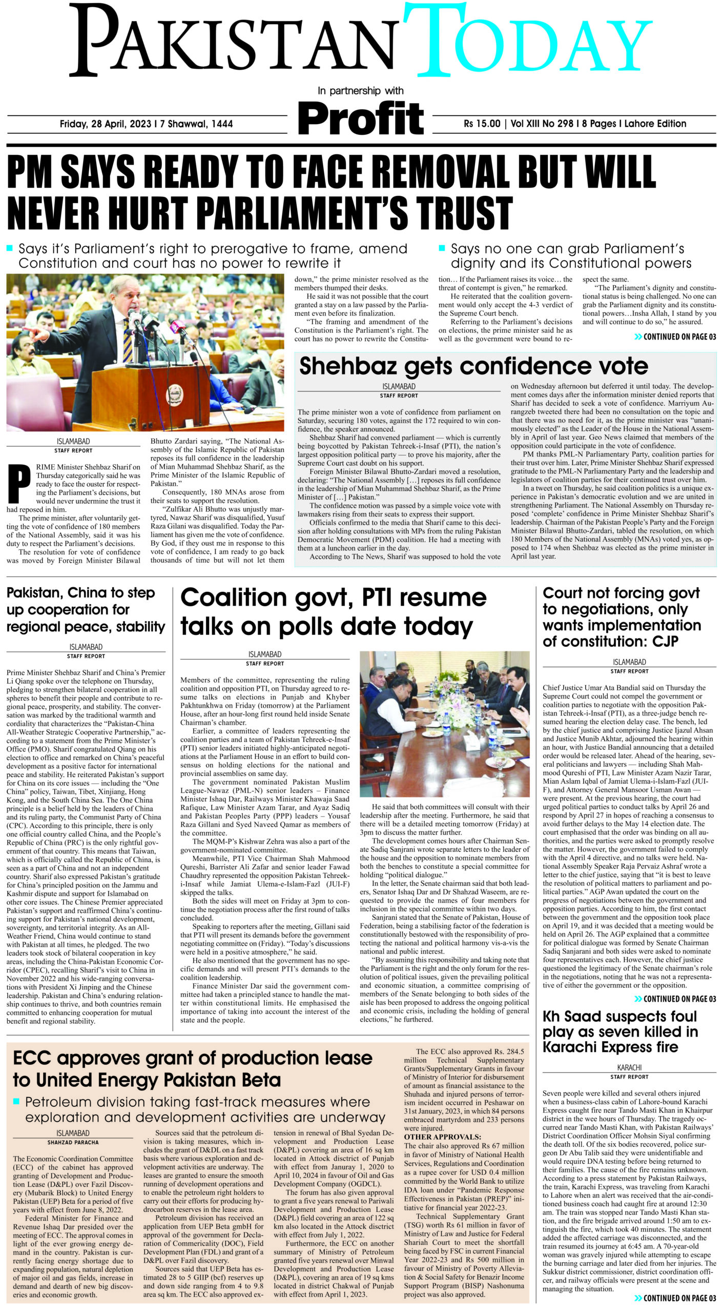 Epaper_23-04-28 LHR | Pakistan Today