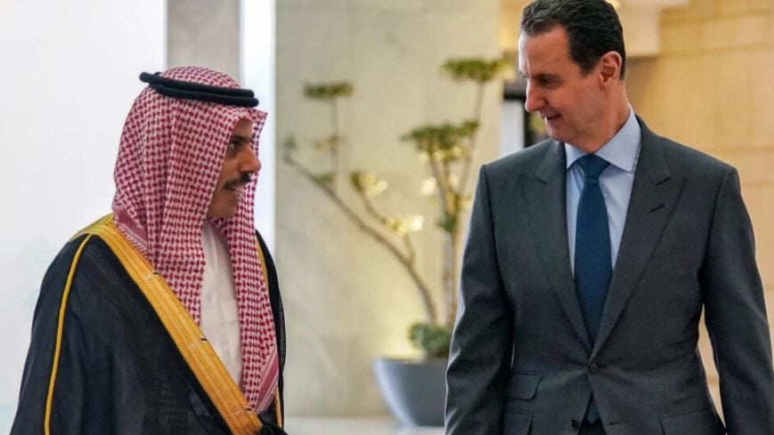 Saudi FM meets Syria’s Assad on first Damascus trip since war ...