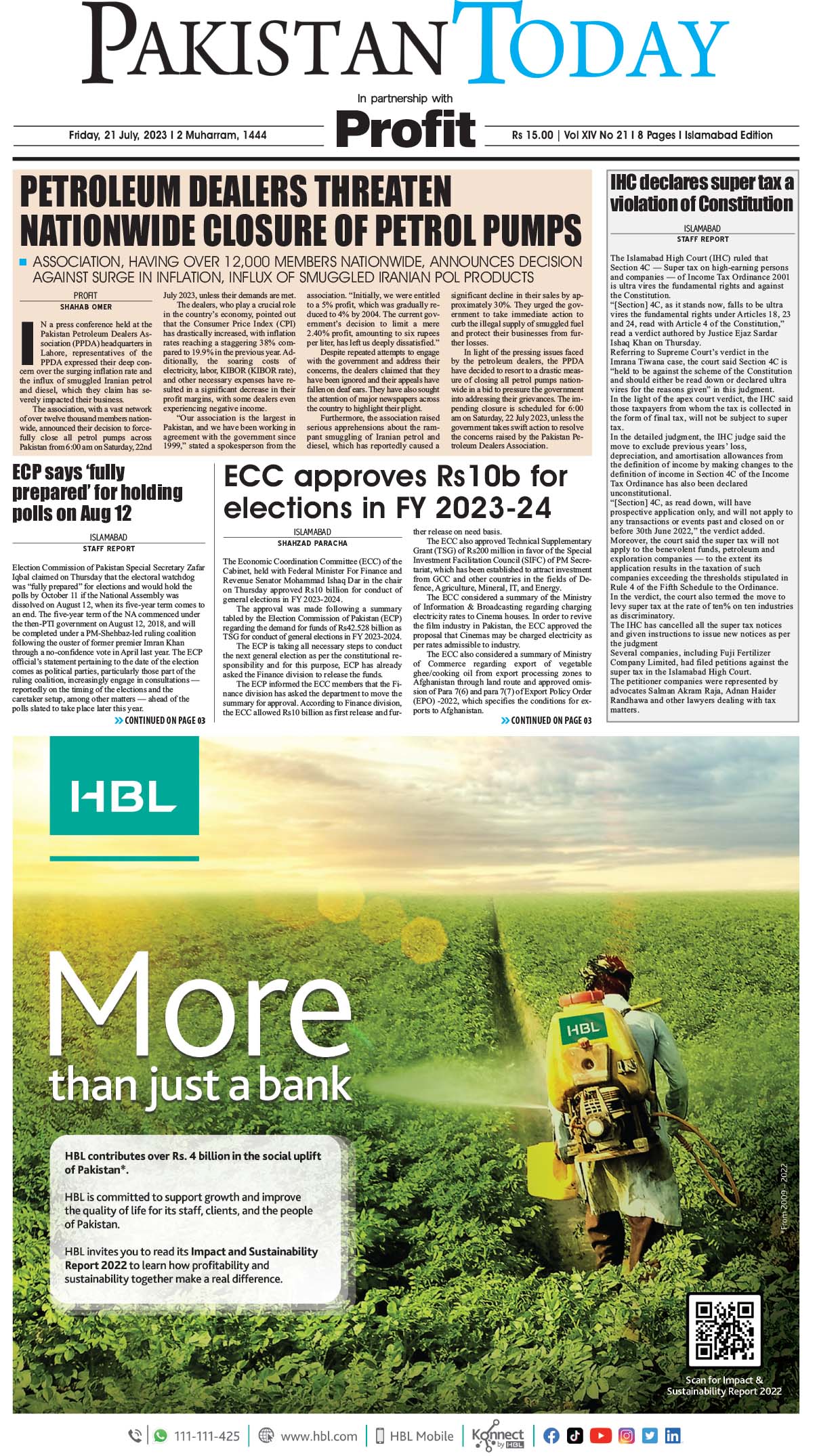 Epaper_23-07-21 ISB | Pakistan Today