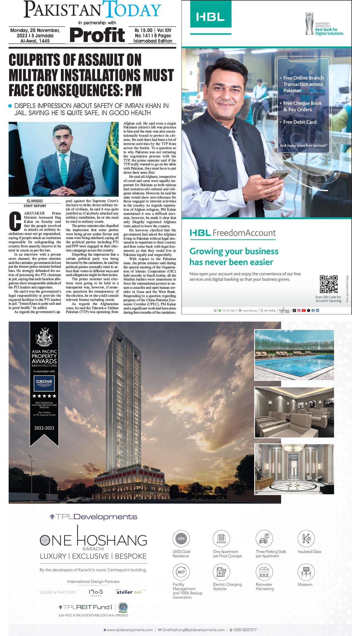 Epaper_23-11-20 ISB | Pakistan Today