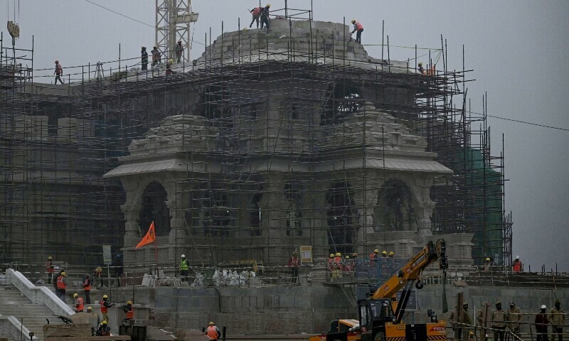 Indian town abuzz as divisive Ram temple nears completion at Babri ...