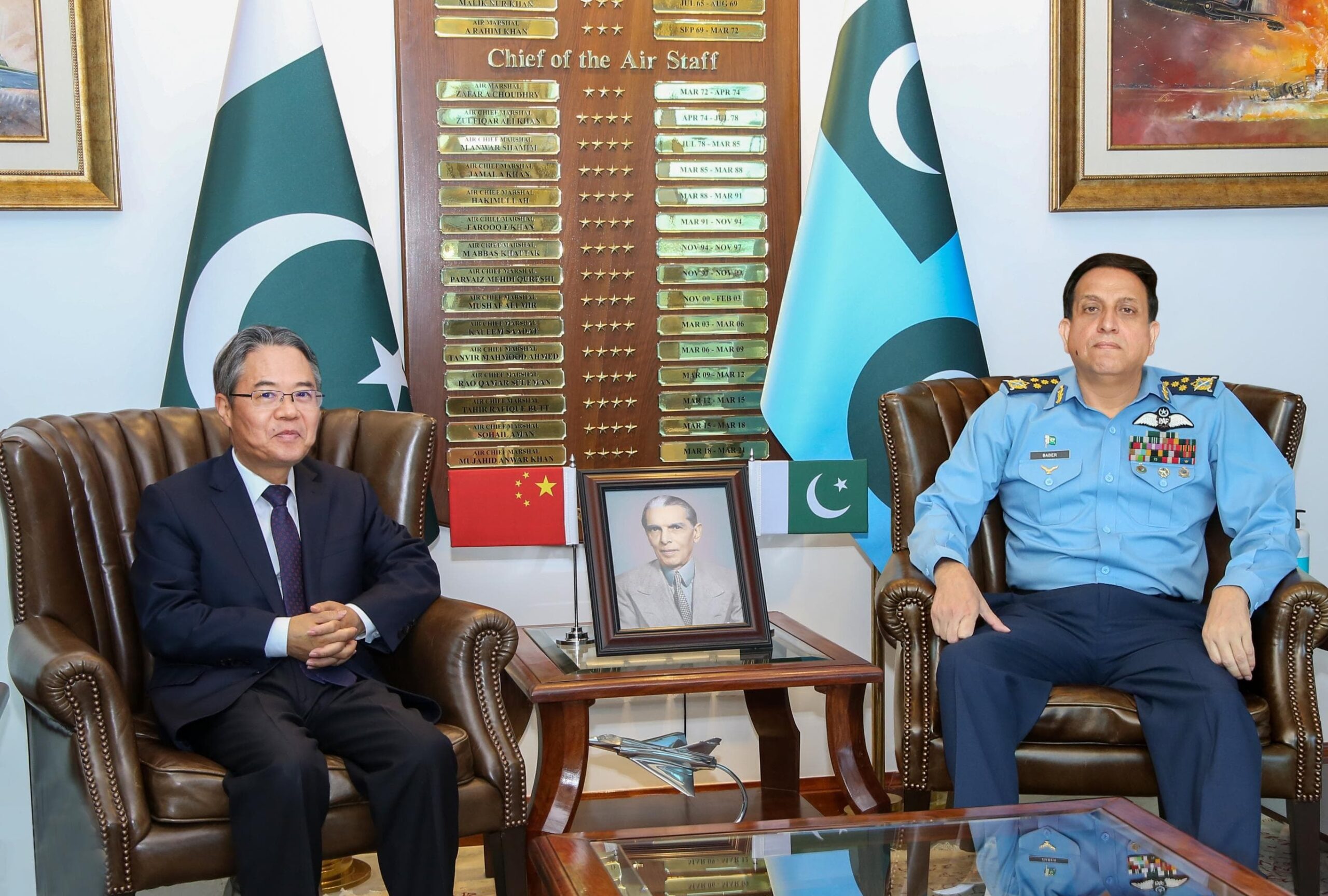 PAF Chief and Chinese embassador bolster strategic ties with emphasis ...