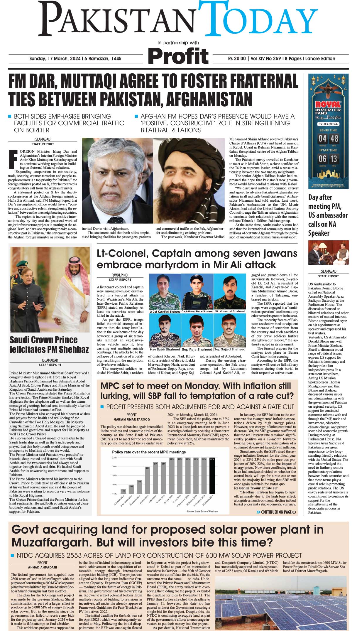 Epaper_24-03-17 LHR | Pakistan Today