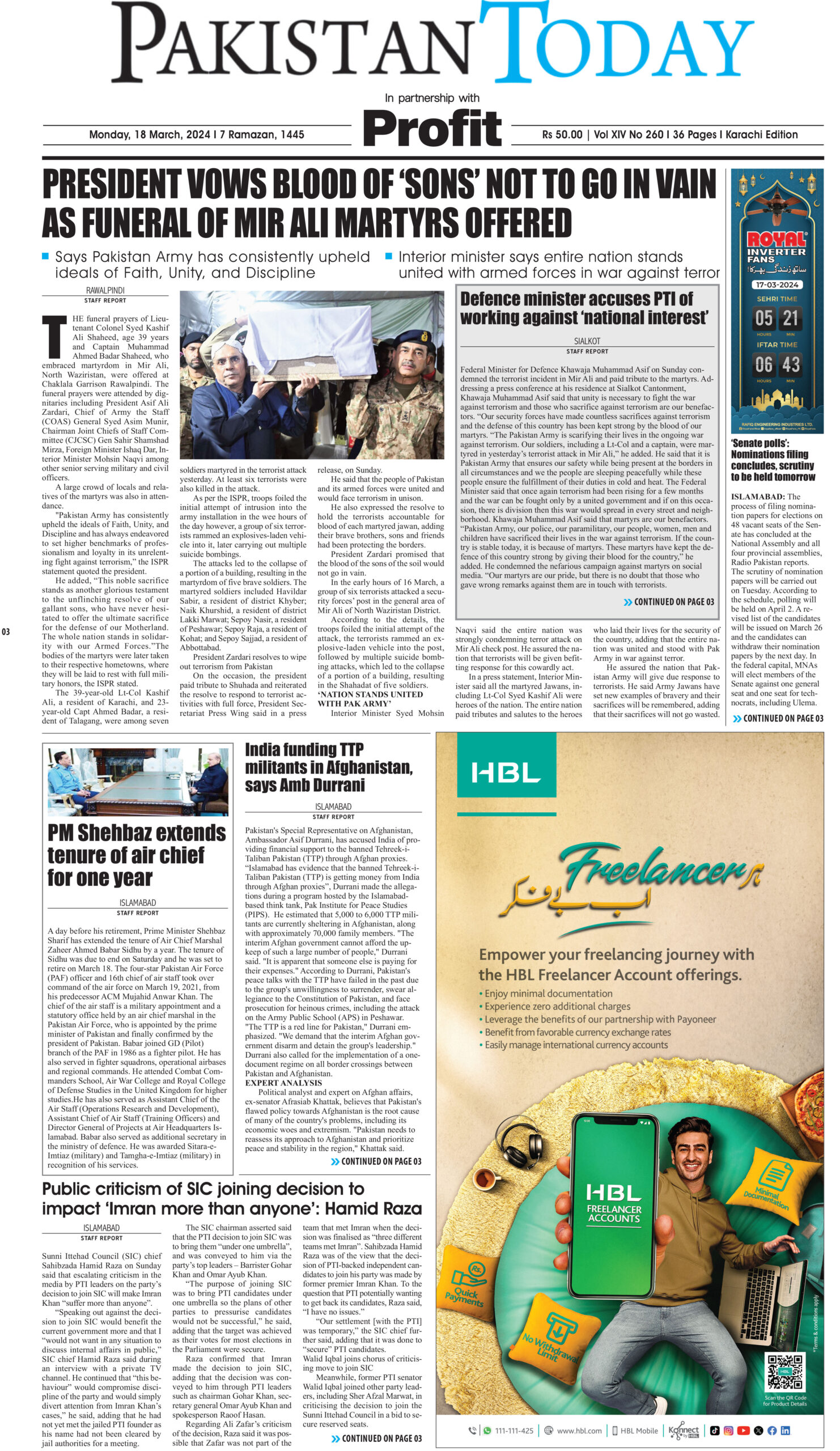 Epaper_24-03-18 KHI | Pakistan Today