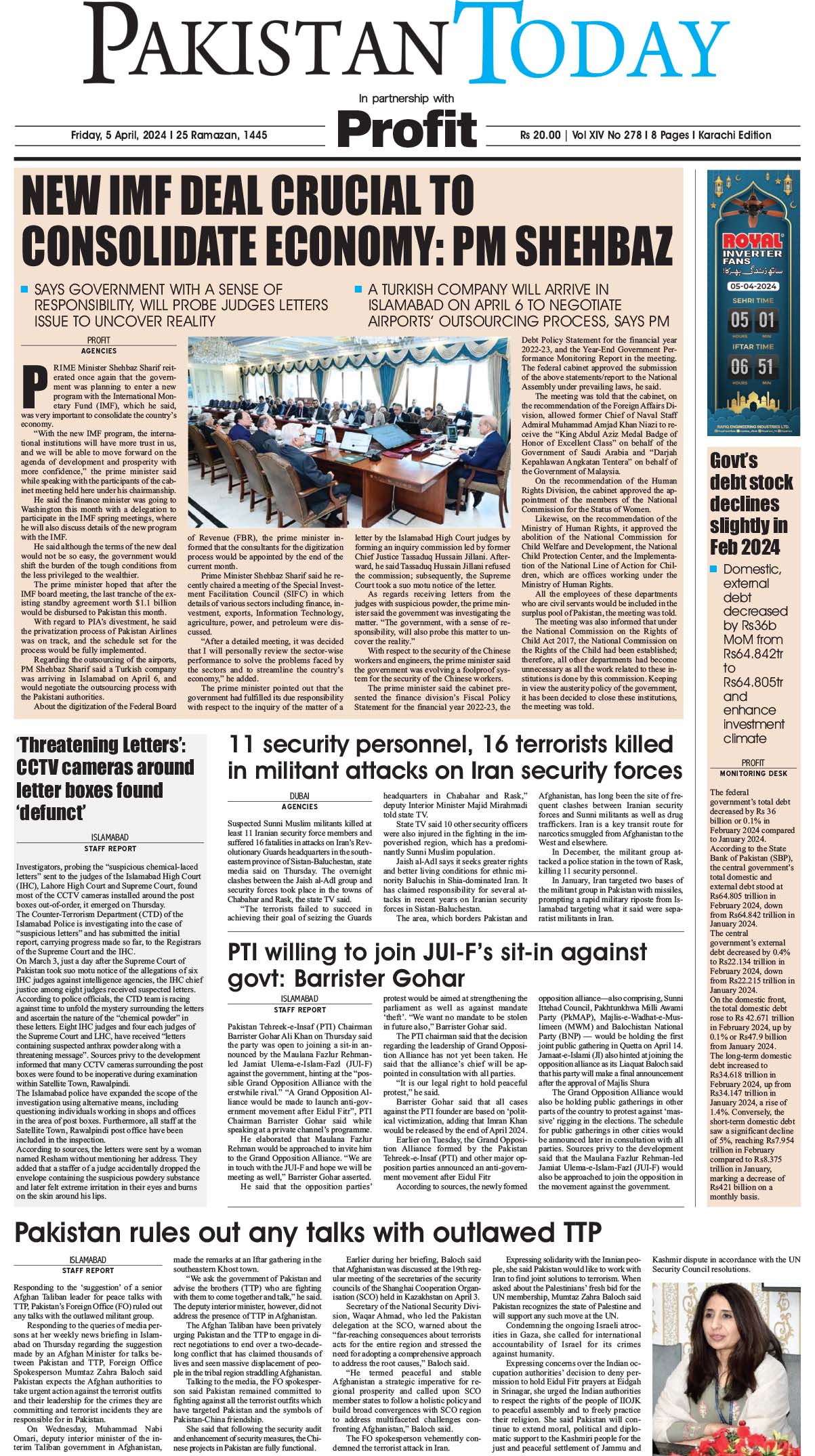 Epaper_24-04-05 KHI | Pakistan Today