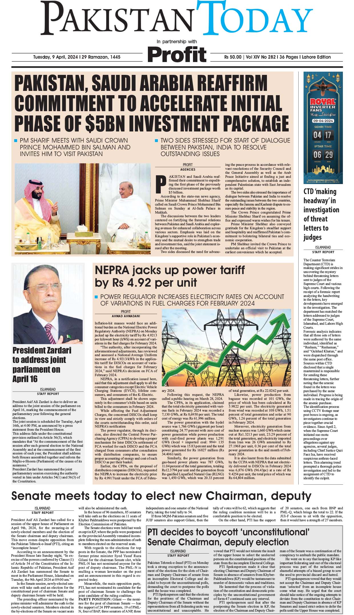 Epaper_24-04-9 LHR | Pakistan Today
