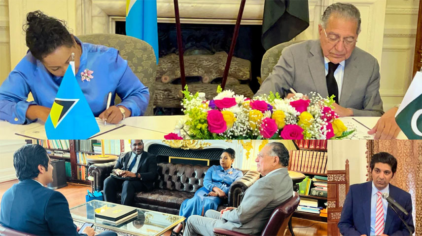 Pakistan, Saint Lucia formalise diplomatic relations | Pakistan Today