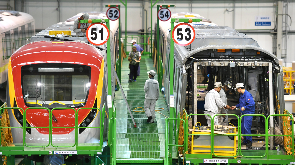 Govt launches 40 locally manufactured freight wagons with Chinese tech ...