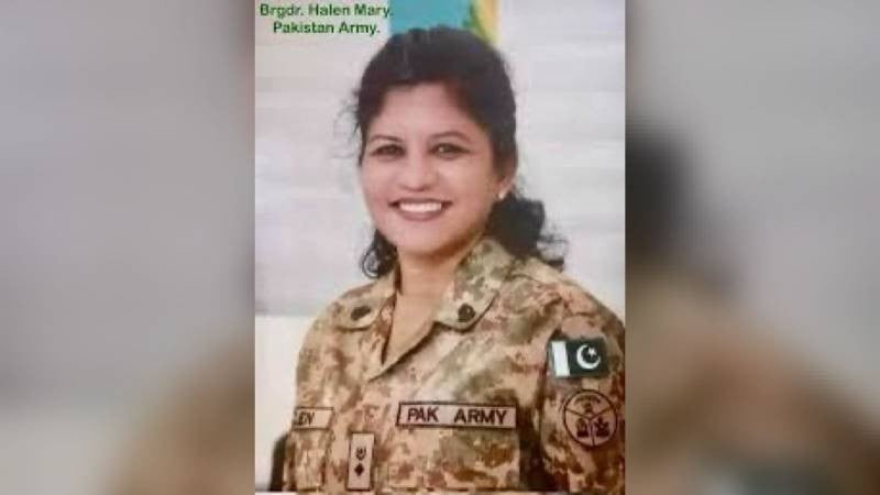 Helen Mary Robert becomes first Christian woman brigadier in Pakistan ...