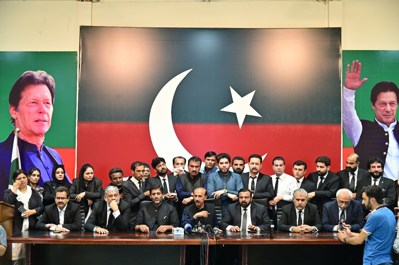 PTI, SIC blasts govt’s plan to ban PTI, proceedings against Khan under ...