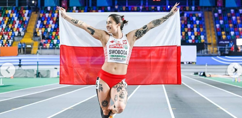 Polish sprinter and Instagram sensation has gone viral for pre-race ...