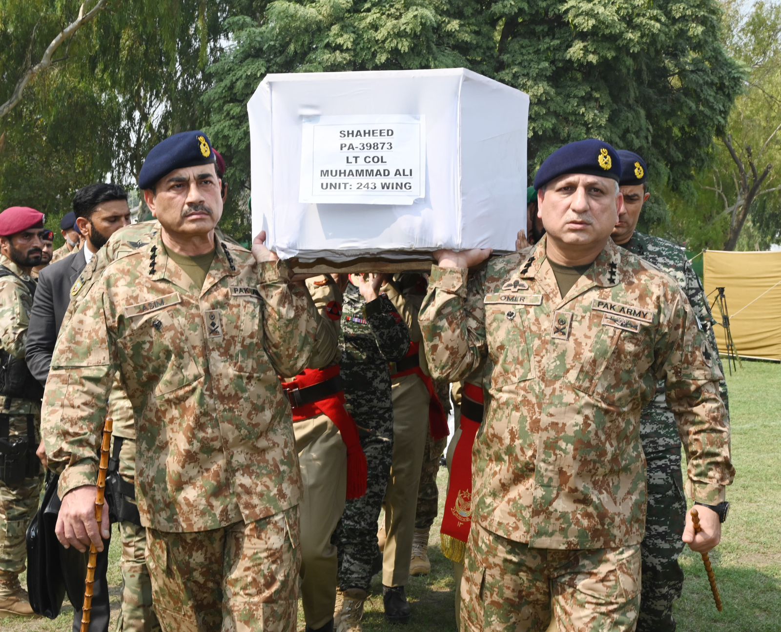 COAS, senior army, civil officers offer funeral prayers of Spinwam ...