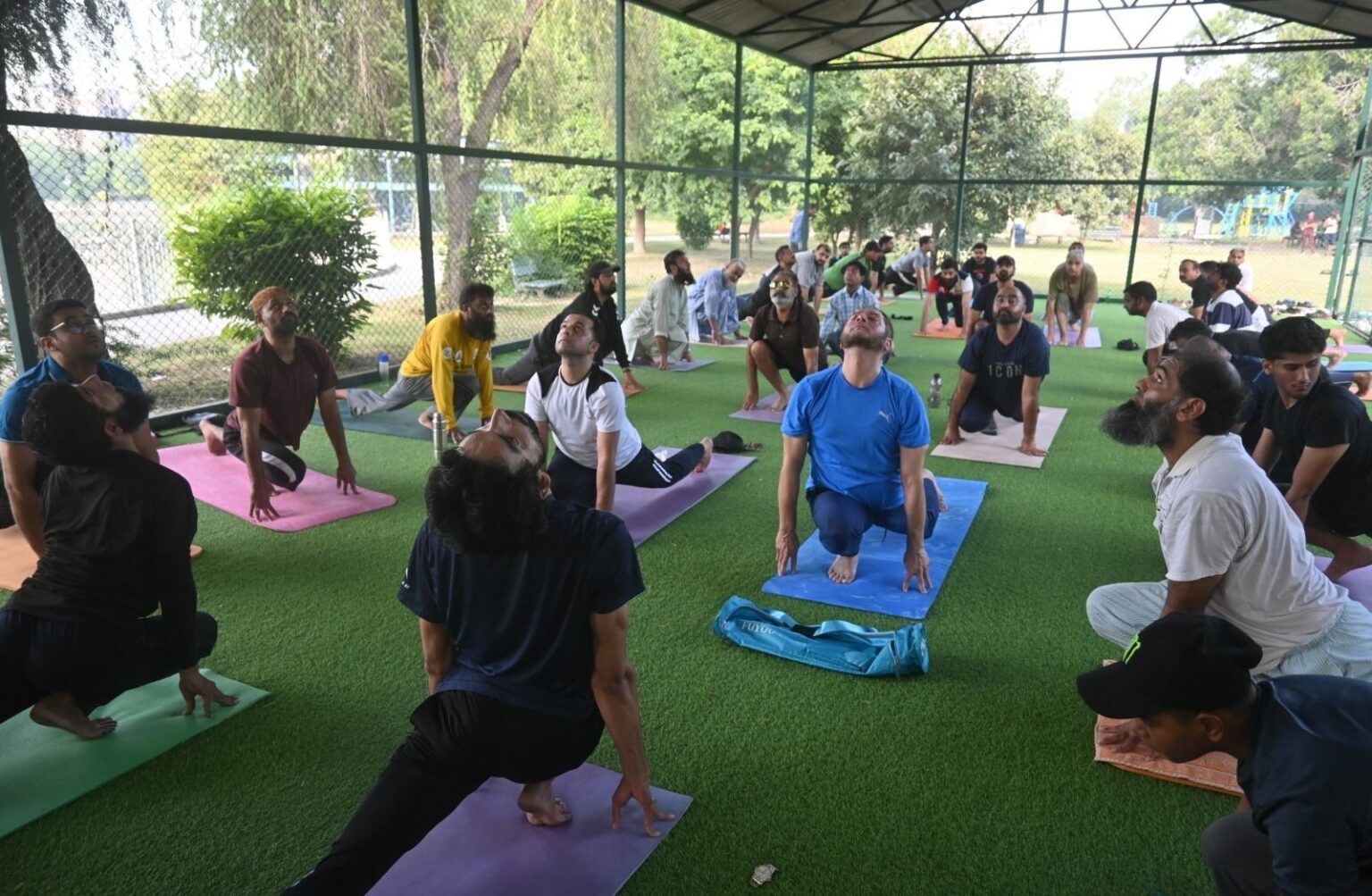 PHA hosts body balancing and stretching session at Racecourse yoga ...