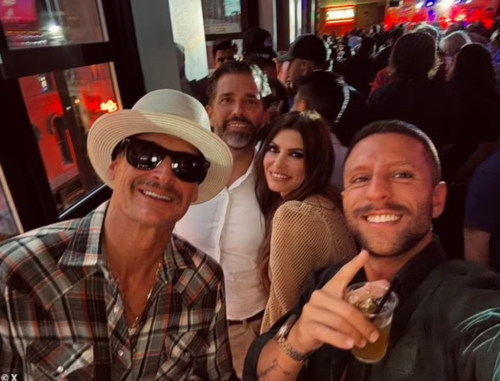 Donald Trump Jr. parties with fiancée at Kid Rock’s Nashville club amid ...