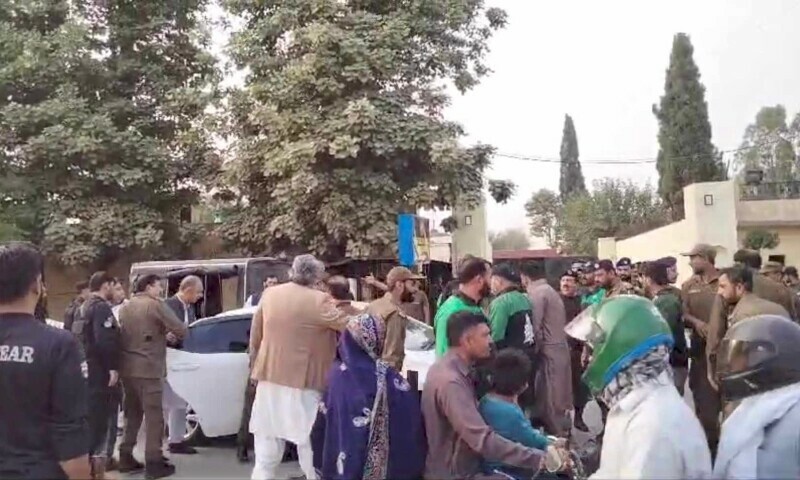 PTI leaders released following brief detention outside Adiala Jail ...