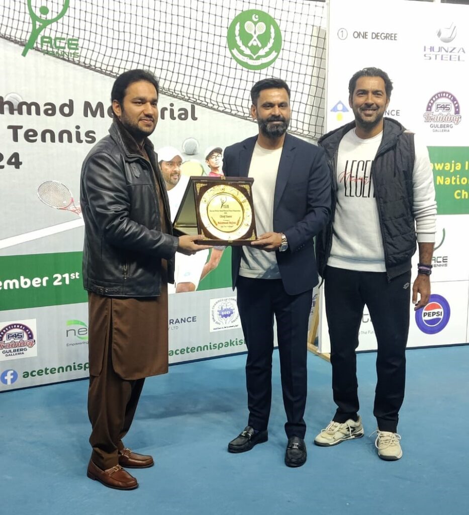 Hafeez, Punjab Minister kick off Khawaja Iftikhar Ahmad Memorial Tennis ...