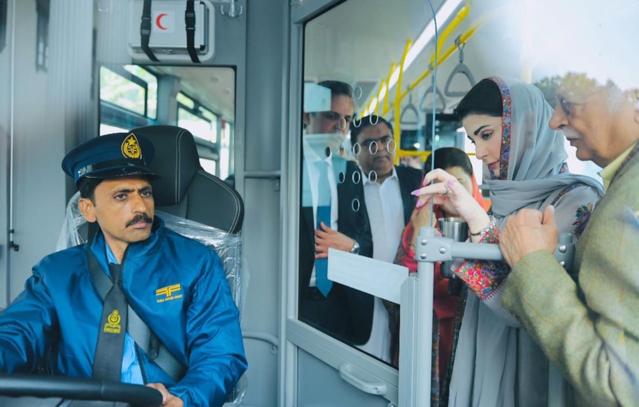 Maryam Nawaz inaugurates Pakistan’s 1st electric bus service | Pakistan ...