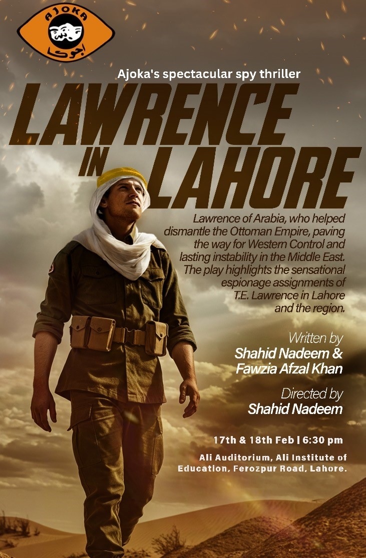 ‘Lawrence in Lahore:’ Ajoka set to unveil hidden chapter of history in ...