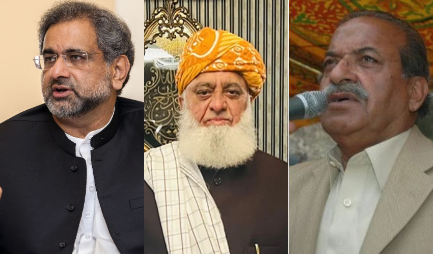 Abbasi, Mehtab meet JUI-F chief, discuss prevailing political scenario ...