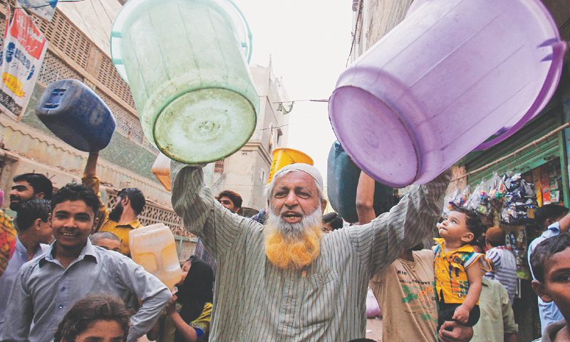 Karachi continues to face severe water shortages despite repair work ...