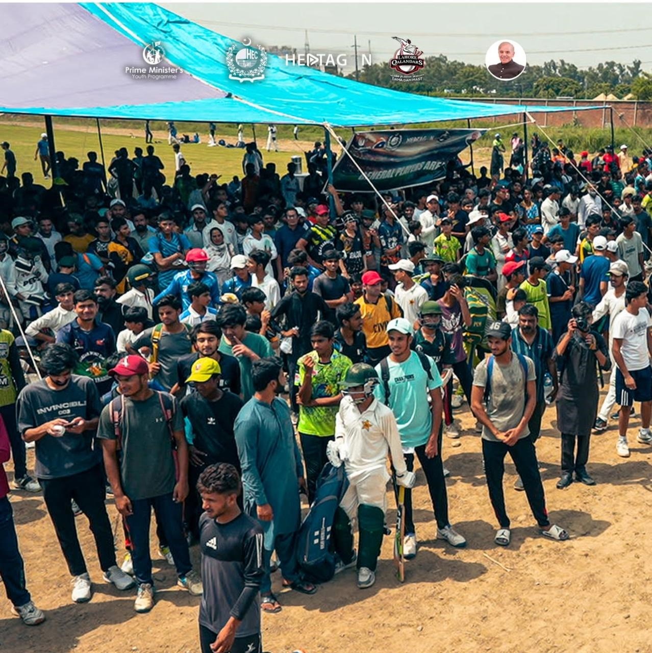 PMYP–Lahore Qalandars talent hunt cricket trials draw record turnout in ...