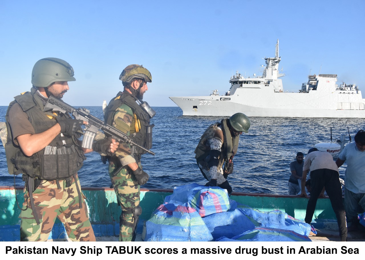 Pakistan Navy seizes 2,000kg ice worth $130m in major drug-haul bust in ...