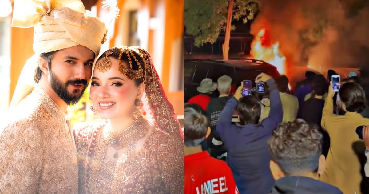 Rabeeca Khan’s barat day sparks intense trolling after car engulfs in ...